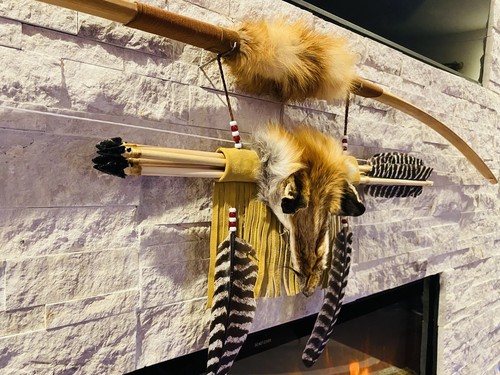 Native American Indian Fox Hickory Bow Arrow By Enrolled Member Of ...