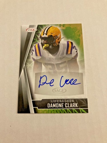 2022 Sage Damone Clark Rookie Autograph Card #A-DC3 Rare | eBay