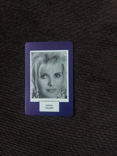 Ivana Trump Oddball Face To Face Picture Game Card | eBay