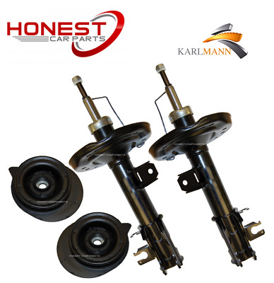 For FIAT 500 2008-2015 FRONT TOP STRUT MOUNTINGS KIT & SHOCK ABSORBERS ...