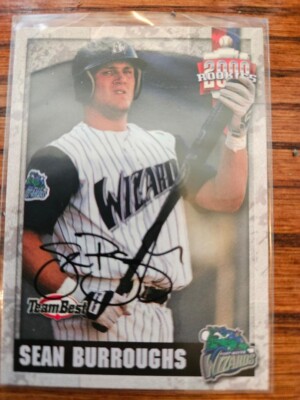 2000 TEAM BEST SEAN BURROUGHS ROOKIE AUTOGRAPH | eBay