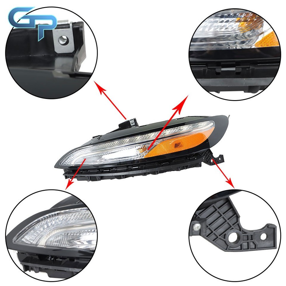 Headlight W/DRL Driver Side For Jeep Cherokee 2014-2018 HID W/Ballast ...