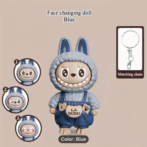 Labubu Face Changing Keychain | eBay