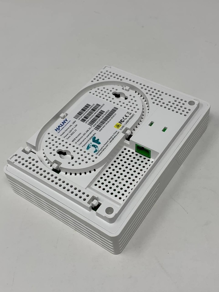 Halny GPON ONT HL-4GXV-F – 4x Gigabit LAN, WiFi 6, VoIP FX, Open Box | eBay