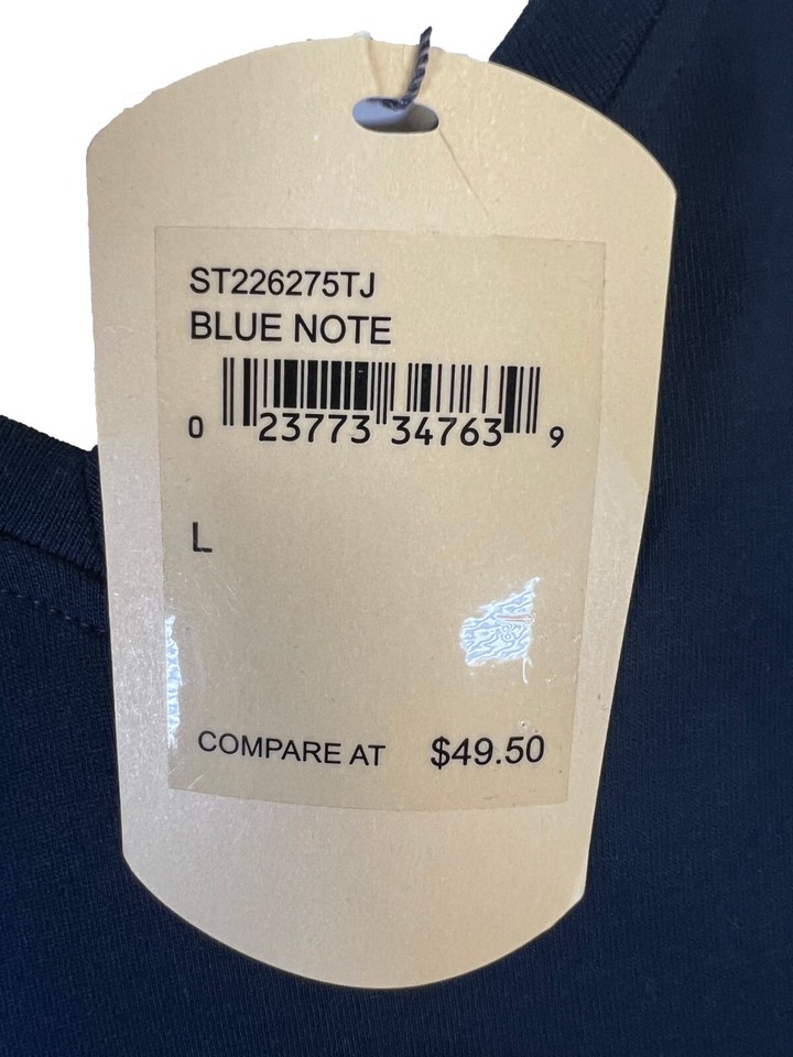 Tommy Bahama Men's Blue Note T-Shirt V-Neck Bali Skyline Blue Logo Tee ...