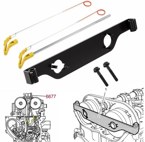 6677 Timing Chain Retainer Set EN-48749 & EN-48953 Cam Phaser Actuator ...