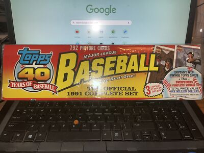 1991 Topps Baseball Cards Complete Set Factory Sealed | eBay Australia