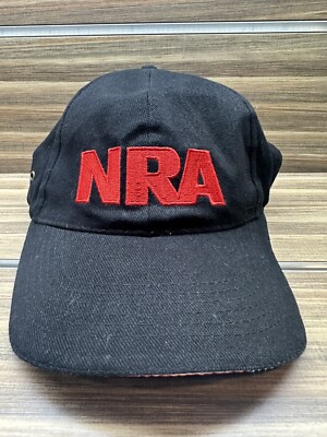 NRA Hat Black & Red Stand And Fight Embroidered | eBay