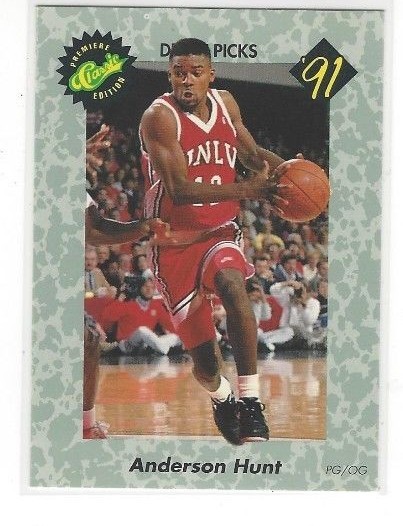 1991 CLASSIC BASKETBALL DRAFT PICKS ANDERSON HUNT #46 - UNLV | eBay
