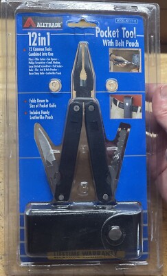Alltrade Pocket Tool Multitool 12 Functions With Sheath New In Package ...