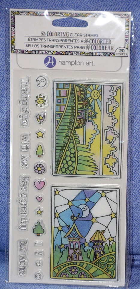 Hampton-Art - COLORING (Color Me) CLEAR stamps: you choose/Comb ship ...