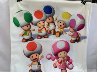 Toads Super Mario Decoration Pillow Case 45cm x 45cm | eBay Australia