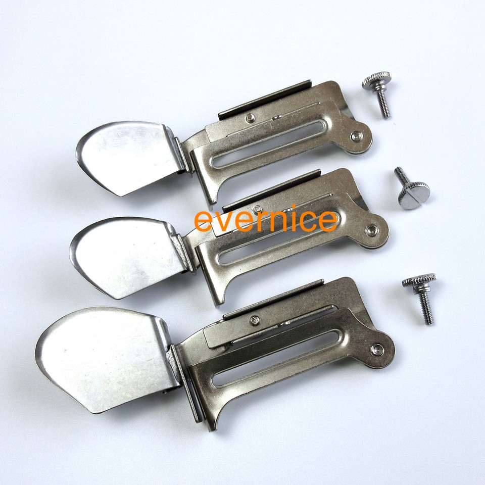 3 Double Fold Clean Finish Hemming Folder Attachment For Sewing Machine ...