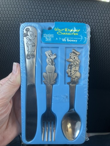 Vintage Walt Disney Productions Character Stainless Steel Kids ...