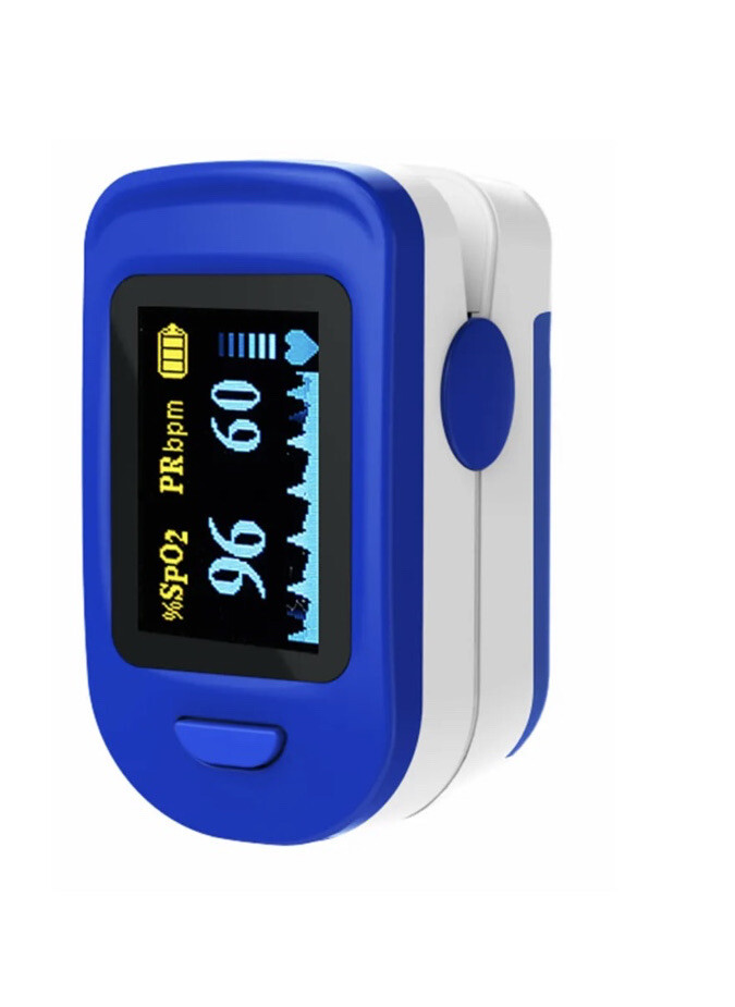 Finger Tip Pulse Oximeter Meter SpO2 Oxygen Saturation rate Heart Blood ...