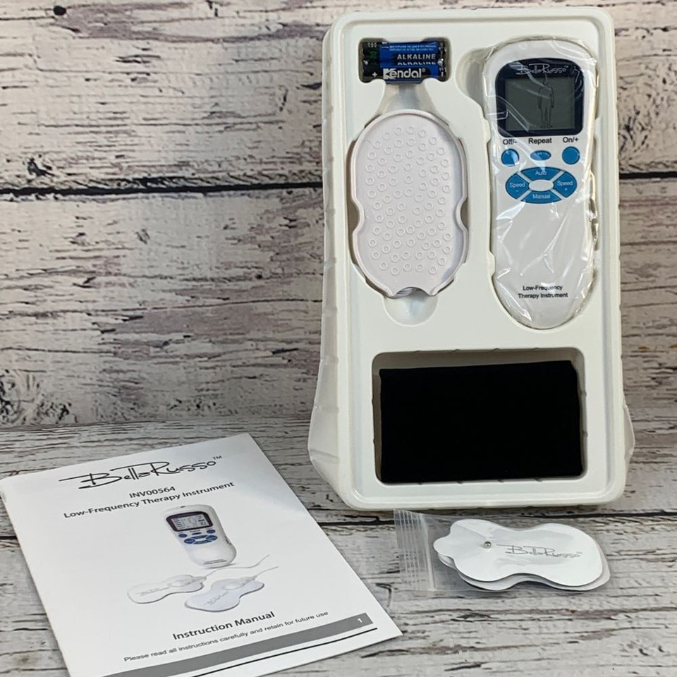 Bella Russo Electronic Therapy Machine TENS Unit Muscle Stimulator Pain Relief 859811008510| eBay