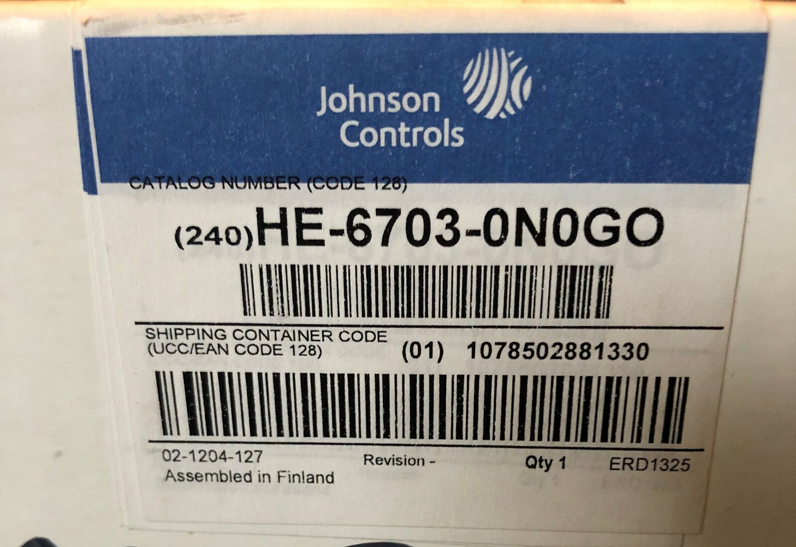 Johnson Controls He-6703-0n0go Outdoor Humidity Transmitter for sale ...