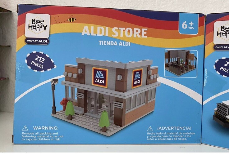 Aldi Truck Bricks & Aldi Store Building Set 212 pieces Camion, Tienda ...