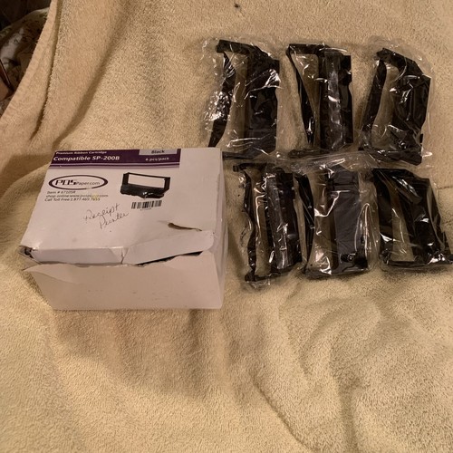 Box Of 6 STAR SP 200/212 & Hypercom T77-F/P8F BLACK INK POS PRINTER ...
