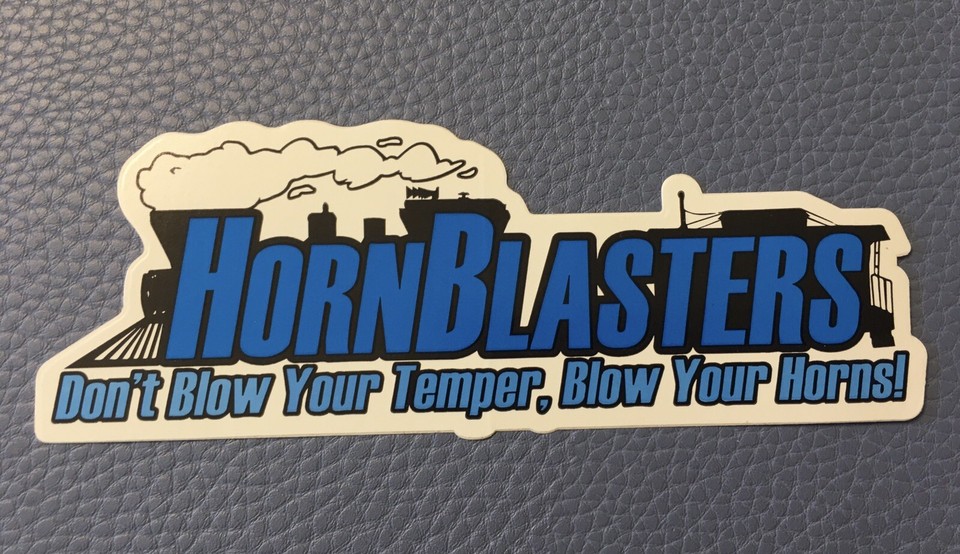 Universal Fitment Vinyl Decal Sticker Horn Train Truck Auto Promo ...