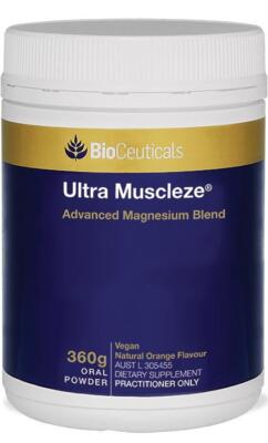 Bioceuticals Ultra Muscleze Orange 360g :: magnesium :: VEGAN :: For ...
