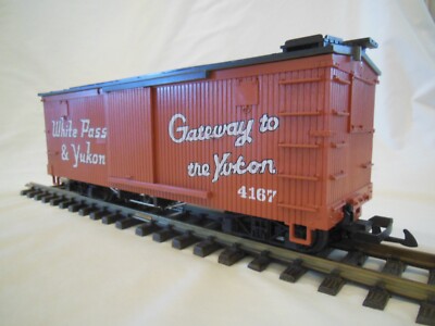 4167 LGB White Pass & Yukon Box Car sound G Scale | eBay