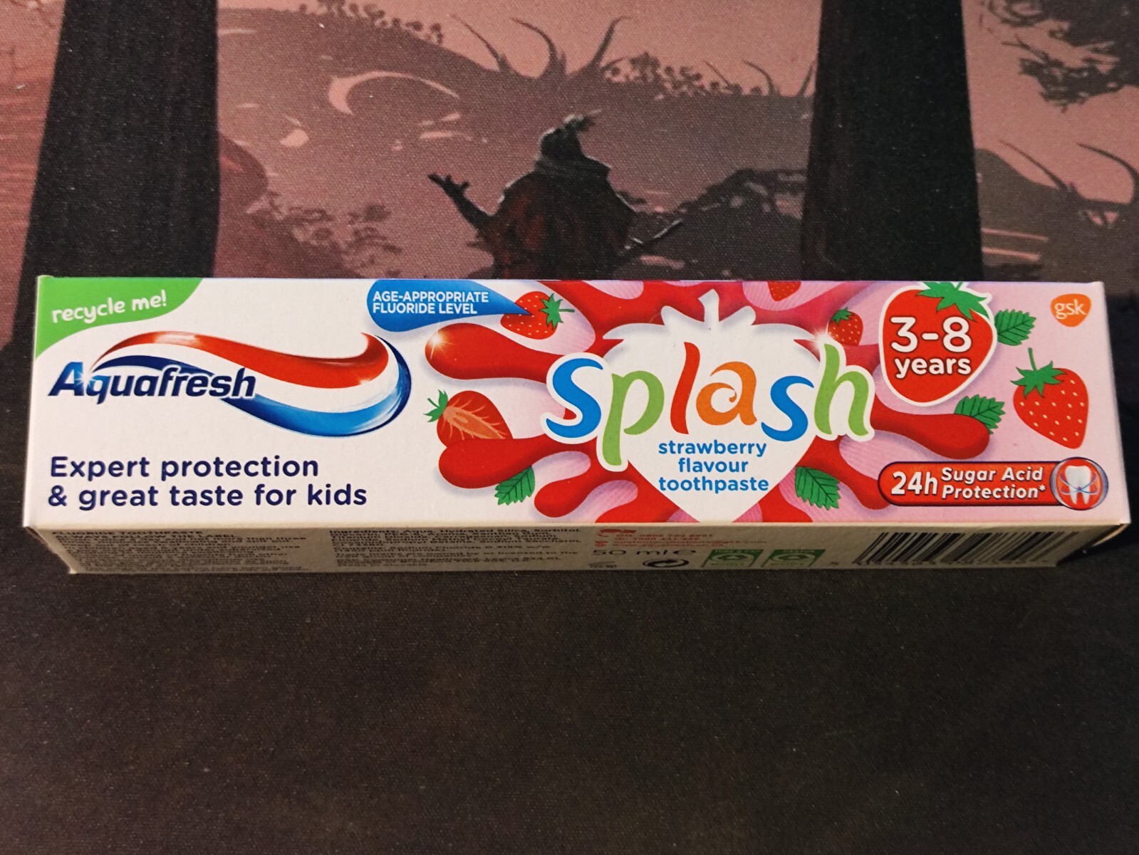 Aquafresh+Kids+Splash+Strawberry+Toothpaste+-+50ml for sale online | eBay