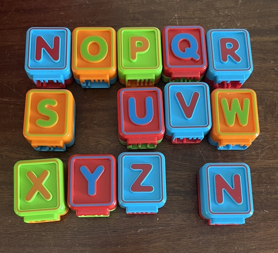 Vtech 13 Double Sided Alphabet Letters Block Replacement | eBay