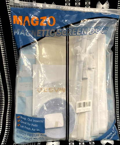 Magzo Magnetic Screen Door-White- 28x89" Read | eBay