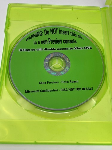 Halo Reach Preview Disc (Xbox 360) Beta NFR | eBay
