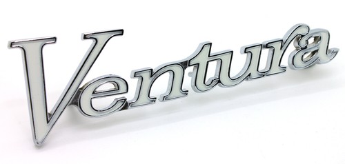 NEW "Ventura" Fender Emblem Script Chrome Trim / For PONTIAC VENTURA ...