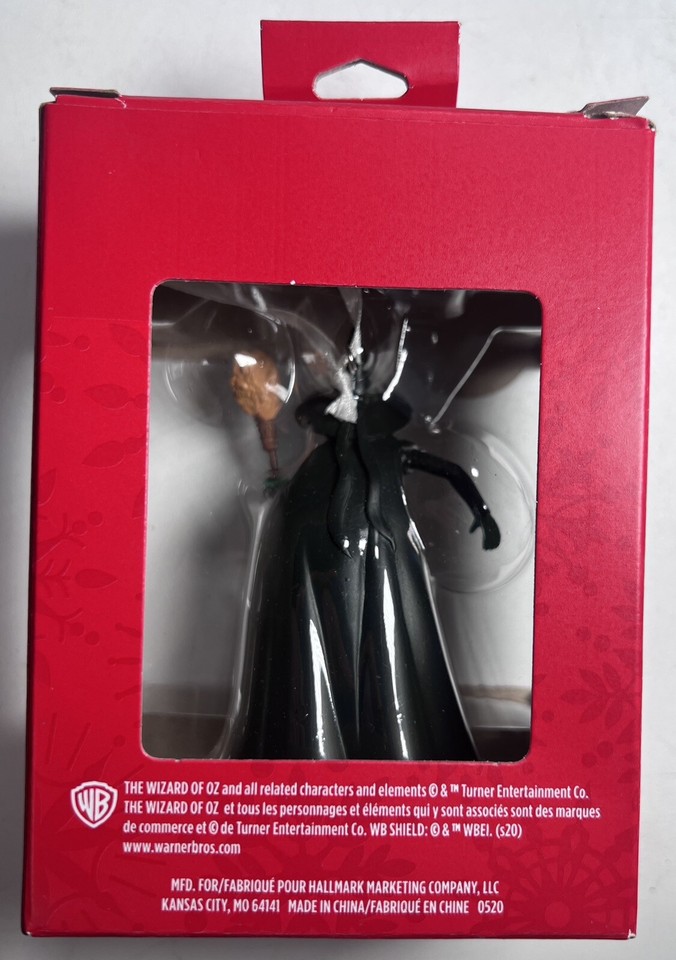 Hallmark RedBox Christmas Ornament 2020 Wizard Of Oz Wicked Witch Of ...
