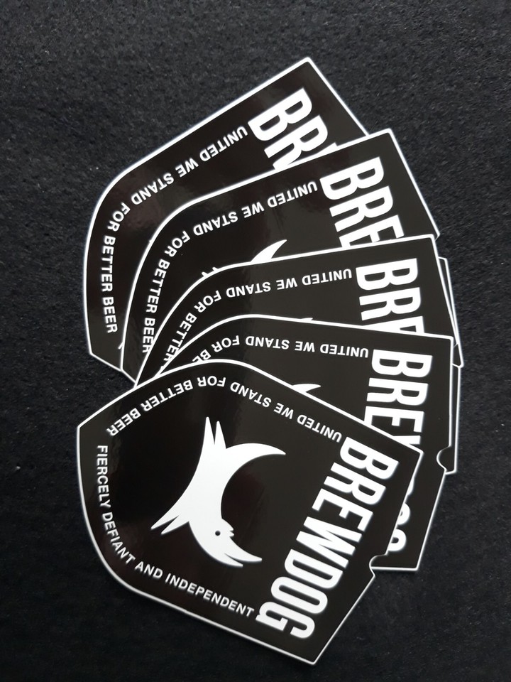 5- Brewdog Beer Stickers | eBay