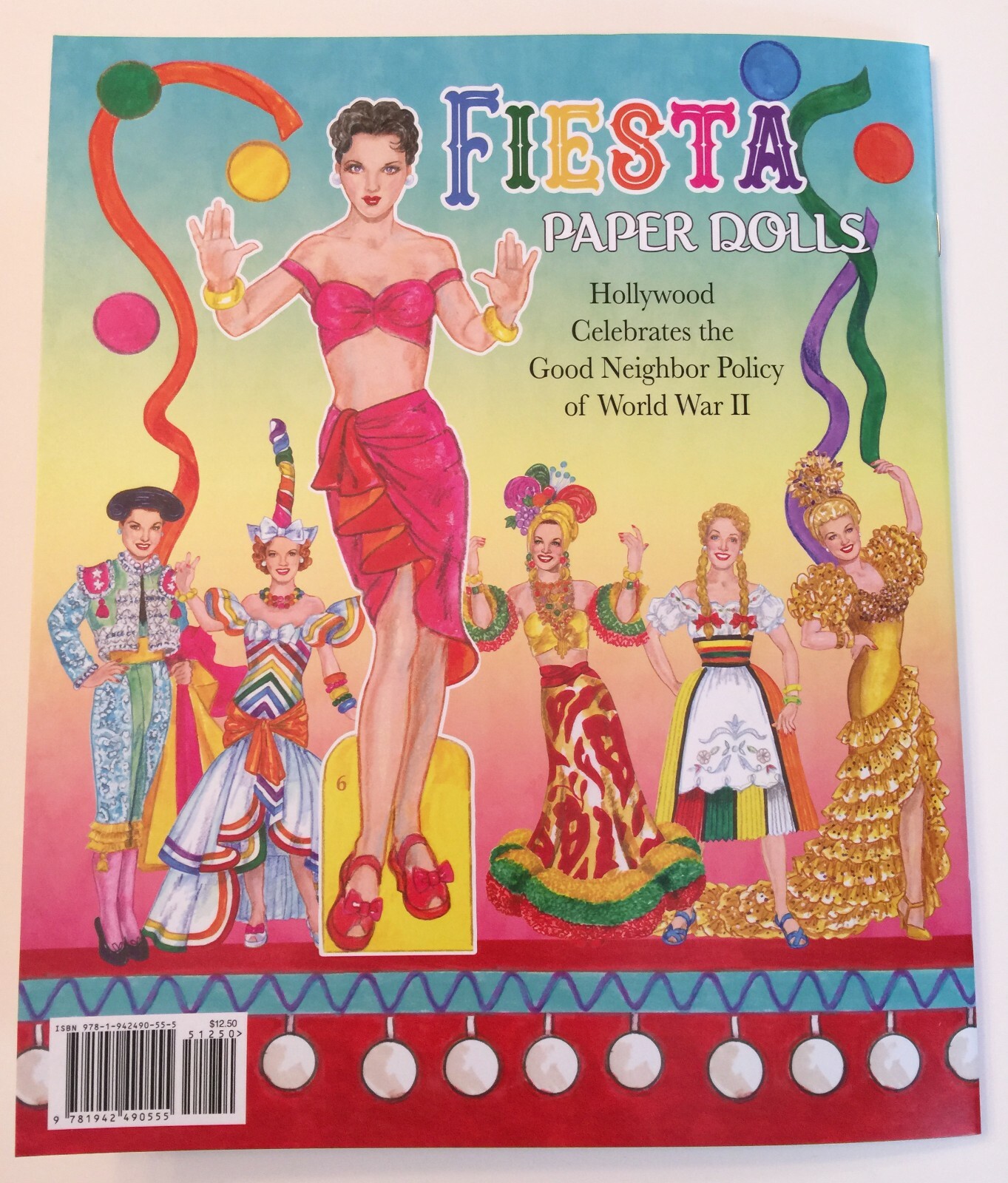 HOLLYWOOD FIESTA Paper Dolls - Classic stars and movie costumes! | eBay