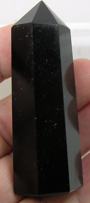 #10 200.00ct Brazil Natural Polished Obsidian Crystal Point Specimen 40 ...
