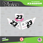 Graphics Decal Kit for Kawasaki KX450SR (2022-2023) OEM - Pink | eBay
