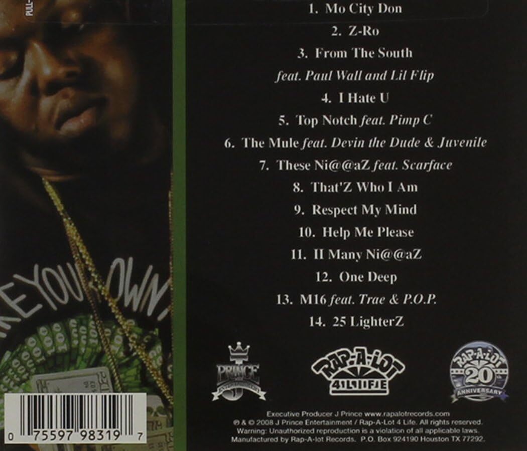 Z-Ro Greatest Hits (CD) (US IMPORT) 75597983197 | eBay