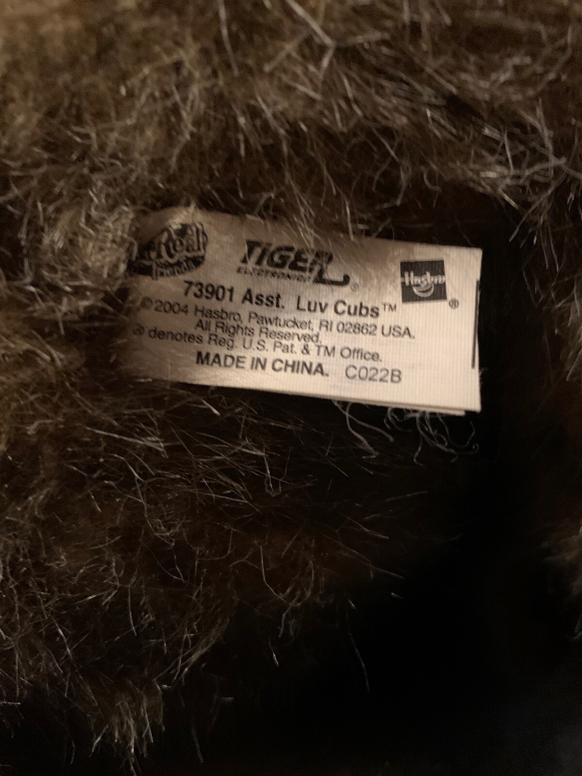 FurReal Friends Luv Cubs Brown Bear Tiger Electronics Hasbro 2004 WORKS ...