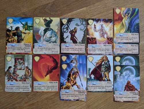 SPELLFIRE First Edition anglais – CCG 1994 – Lot 13 cartes – 361 à 370/ ...