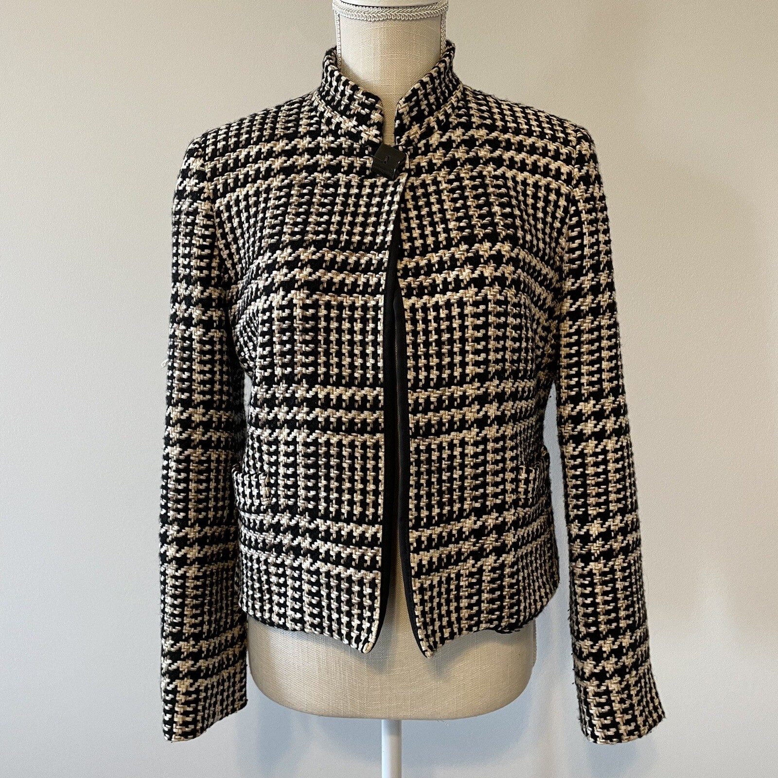 Talbots Collection Vintage Tweed Blazer Womens 10 Wor… - Gem