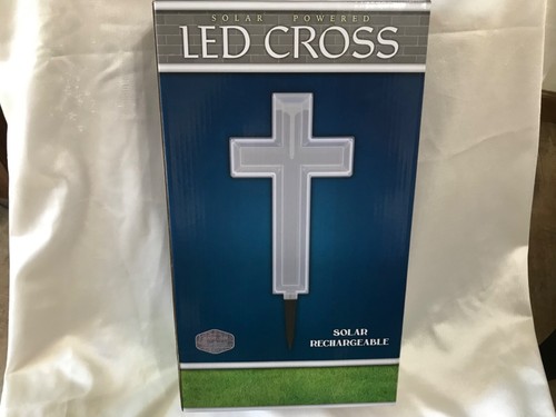 Country side Solar Powered Led Cross no text | eBay