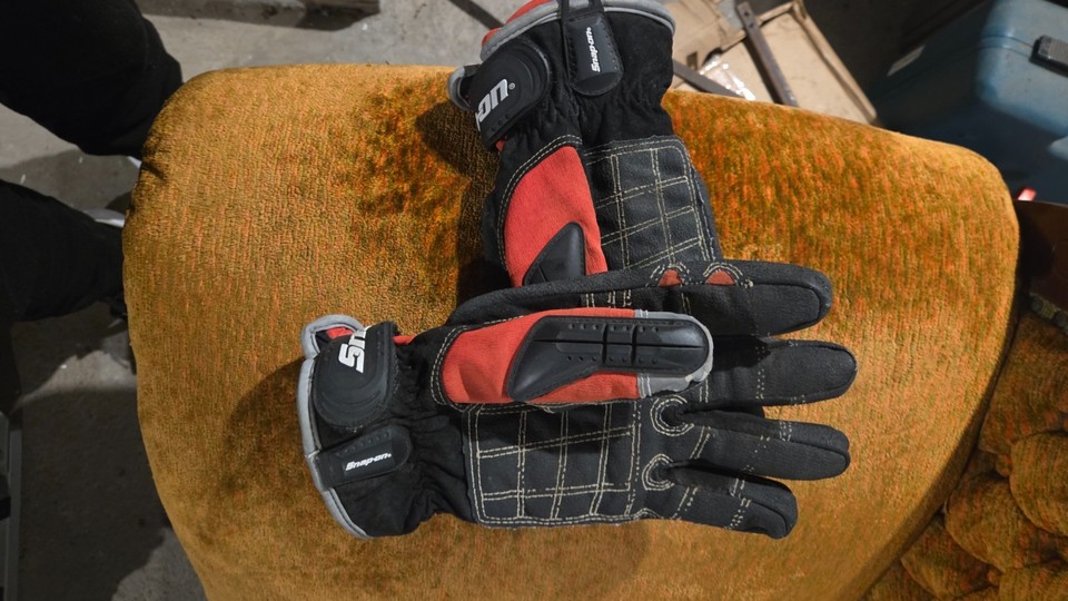 Snap On Deep Freeze Lined Gloves Men's Size XXL Black/Red Great ...