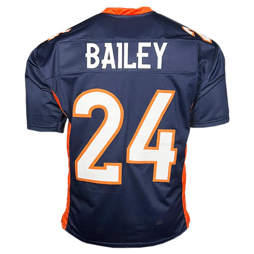 NWT Men's Retro Unsigned Custom #24 Bailey Blue Stitched Limited Jerseys | eBay