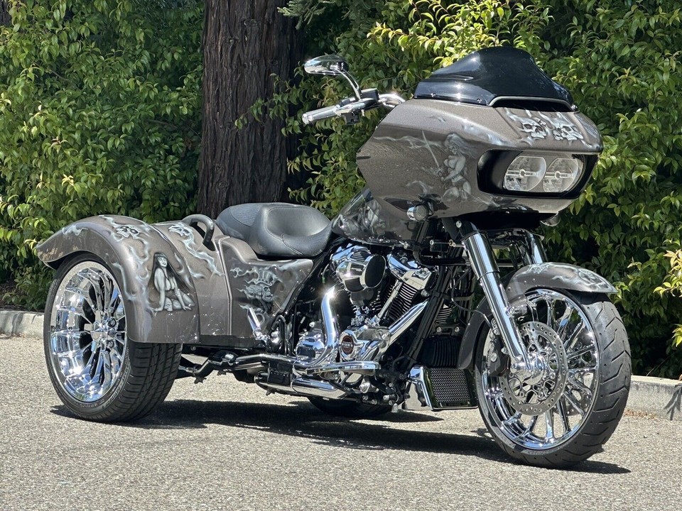 HARLEY ROAD GLIDE3 RG3 TRIKE WHEELS CHROME EXCHANG WITH 4 BLADE ...