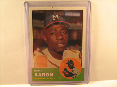Topps 2000 Reprint #390 Hank Aaron [b4a3] | eBay