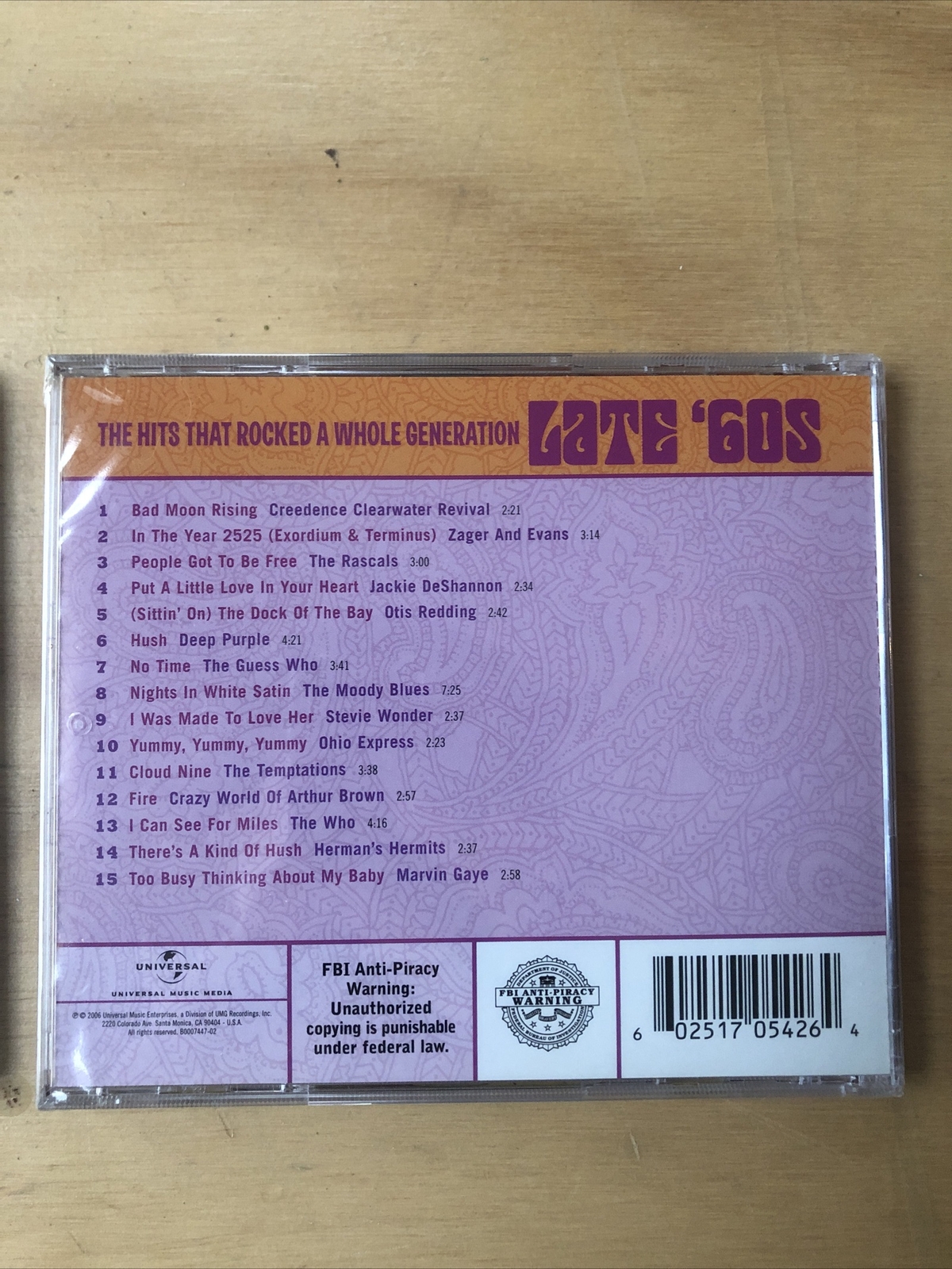 Creedence Clearwater Revival The Classic Sixties Collection Late 60s CD ...