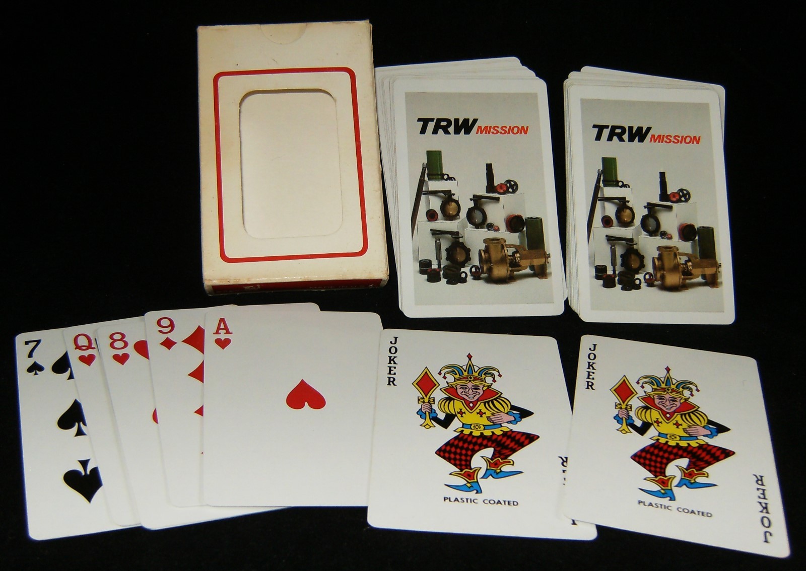 Rare Vintage TRW MISSION Parts Advertising Deck of Playing Cards ...