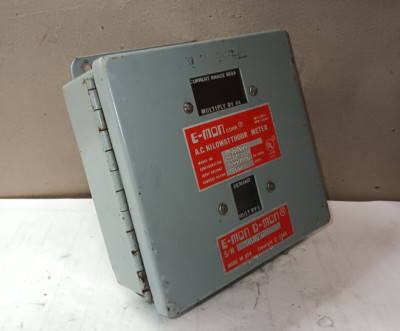 EMON CORP EMON DEMON 480800 800 AMP AC KILOWATTHOUR METER 480/277 VAC 4 ...