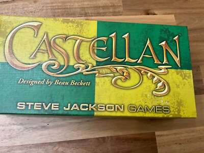 CASTELLAN BOARD GAME 2-player 1st English Ed 2013 Yellow Green Sealed ...