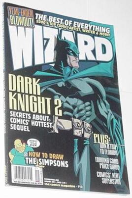 Wizard 112 Batman Dark Knight Cover Scott McDaniel | eBay